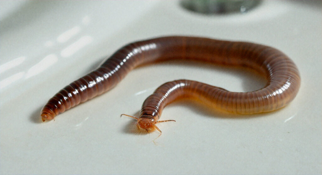 Que faire si vous trouvez un long ver dans les toilettes